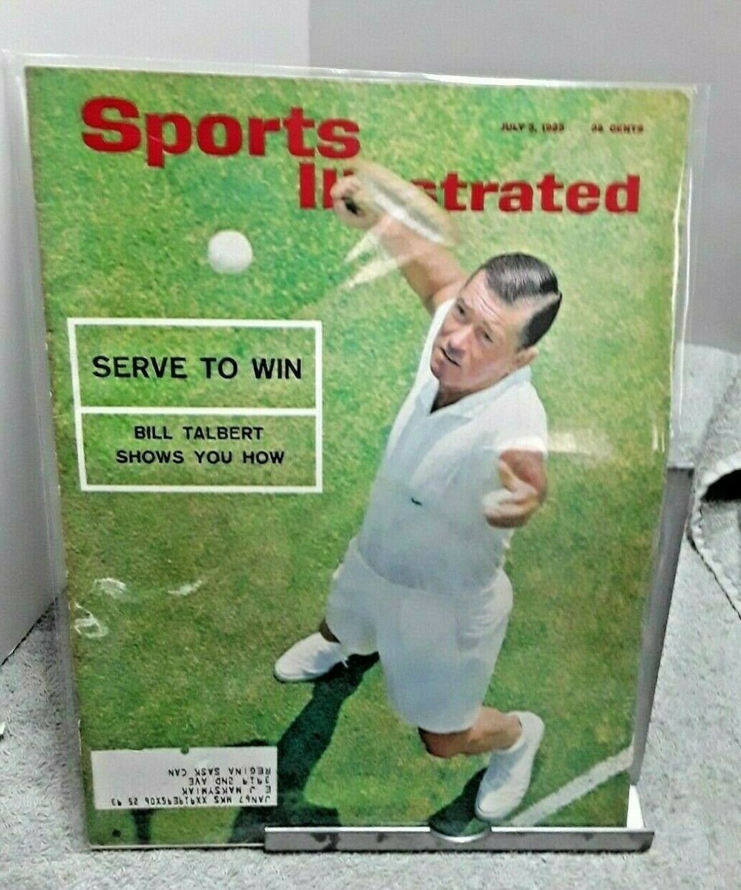 Sports Illustrated July 5 1965 Bill Talbert Tennis Vintage Magazine - Etsy