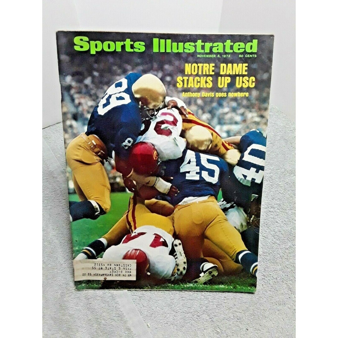 Sports Illustrated November 1973 Anthony Davis USC Vs Notre Dame NHL ...