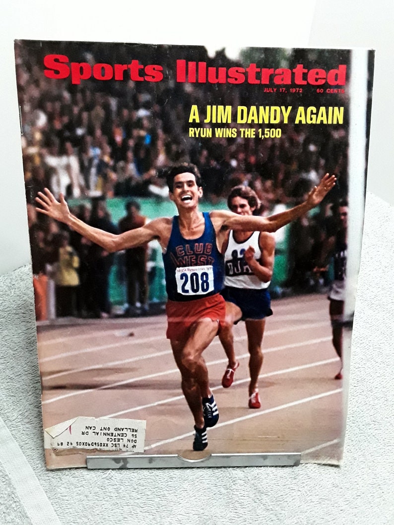 Sports Illustrated July 1972 Jim Ryun Track Wimbledon Tennis Billie ...