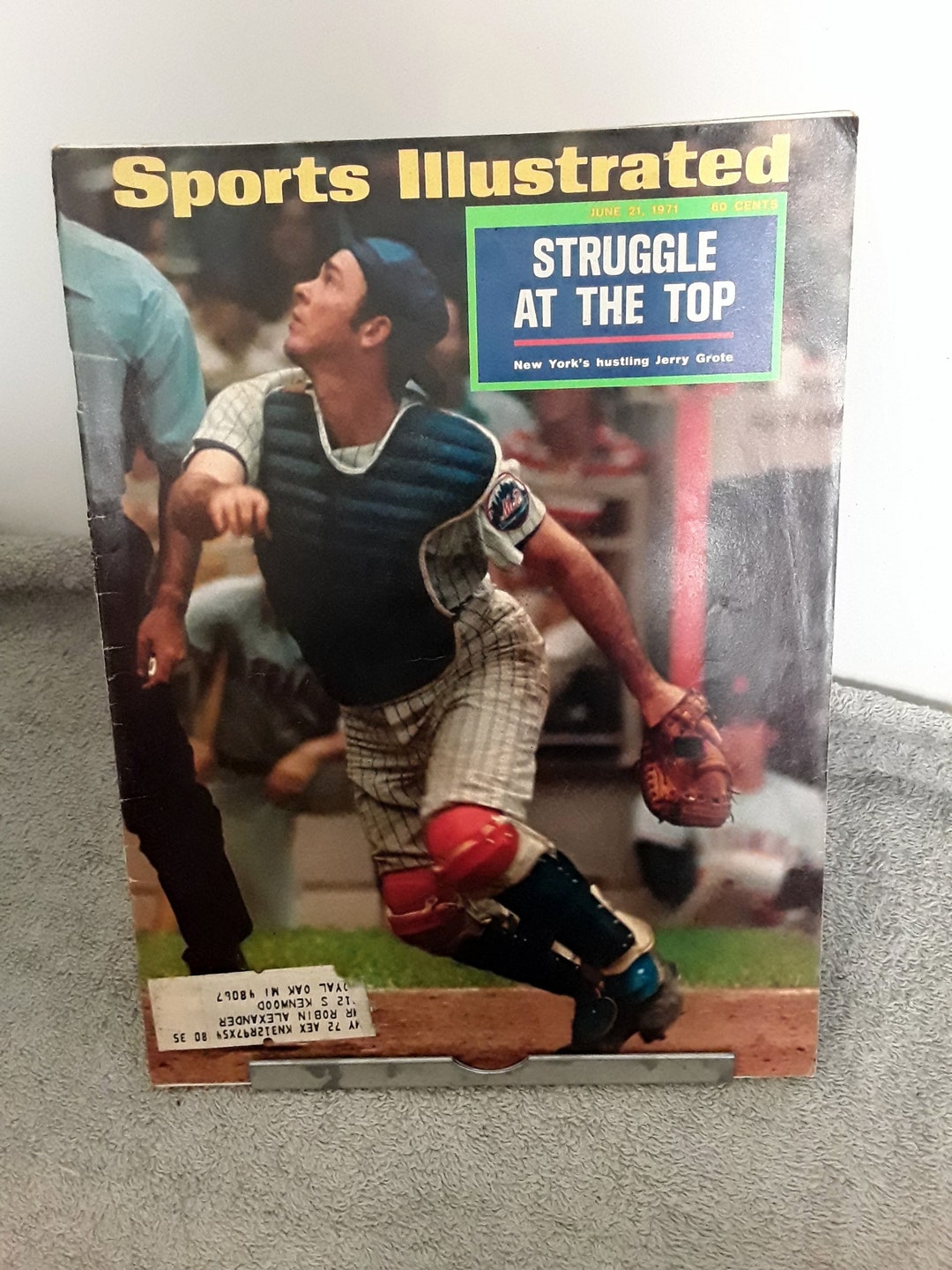 Sports Illustrated June 1971 Jerry Grote New York Mets Amos Otis Kansas ...