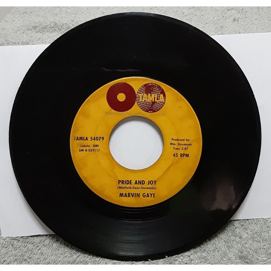 Marvin Gaye Pride and Joy and One of These Days 45 Rpm Record 1963 - Etsy