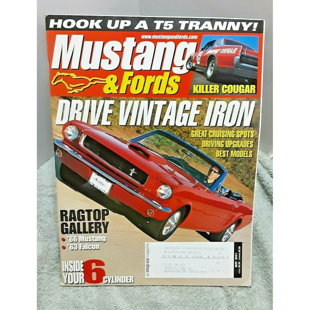 Mustang & Fords Magazine May 2001 - Etsy