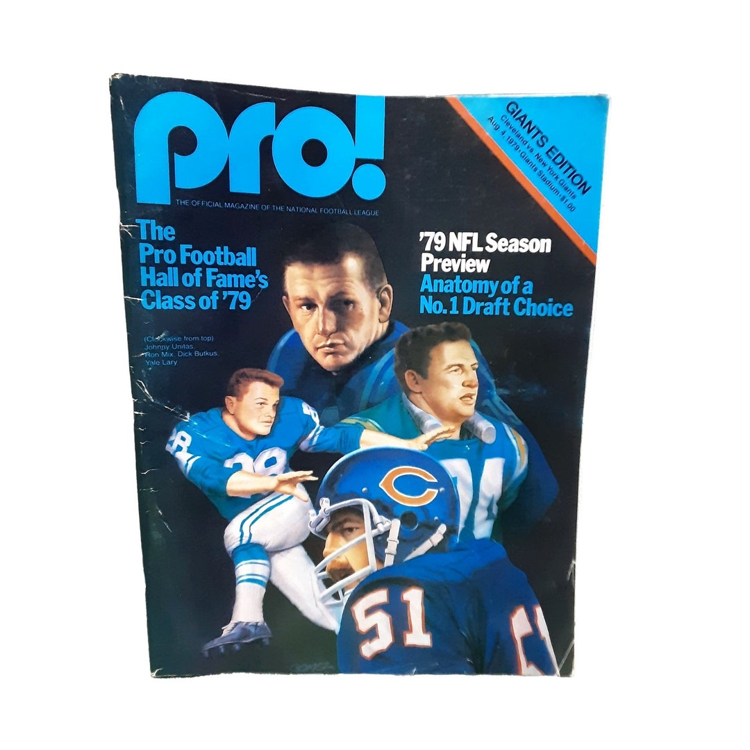 Pro Game Day Magazine August 4 1979 Cleveland Browns New York Giants ...