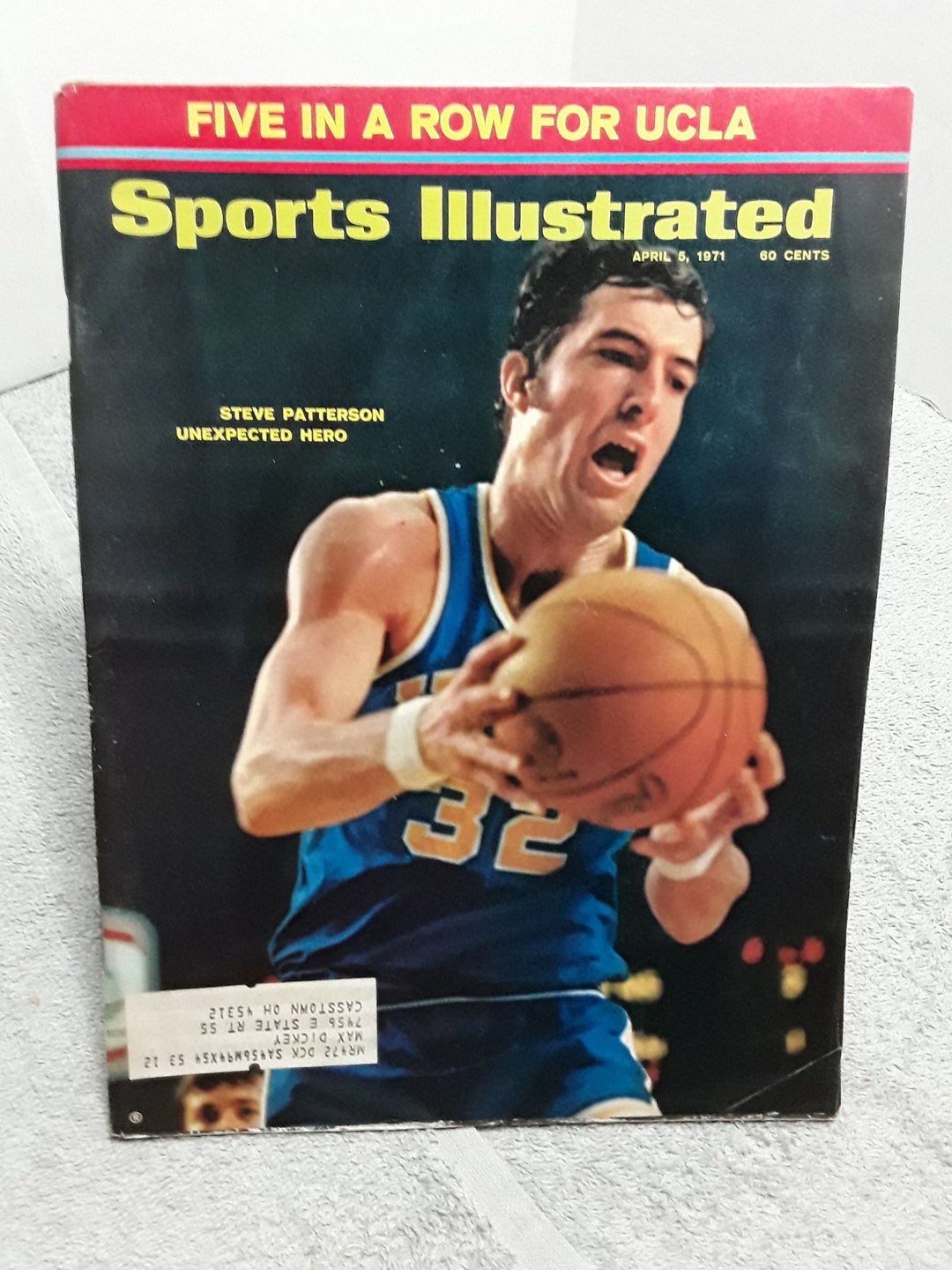 Sports Illustrated April 5 1971 Steve Patterson UCLA Basketball Vintage ...
