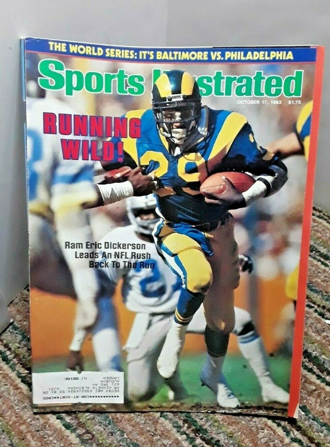 Sports Illustrated October 17 1983 Eric Dickerson Los Angeles Rams World Series Orioles Vs ...