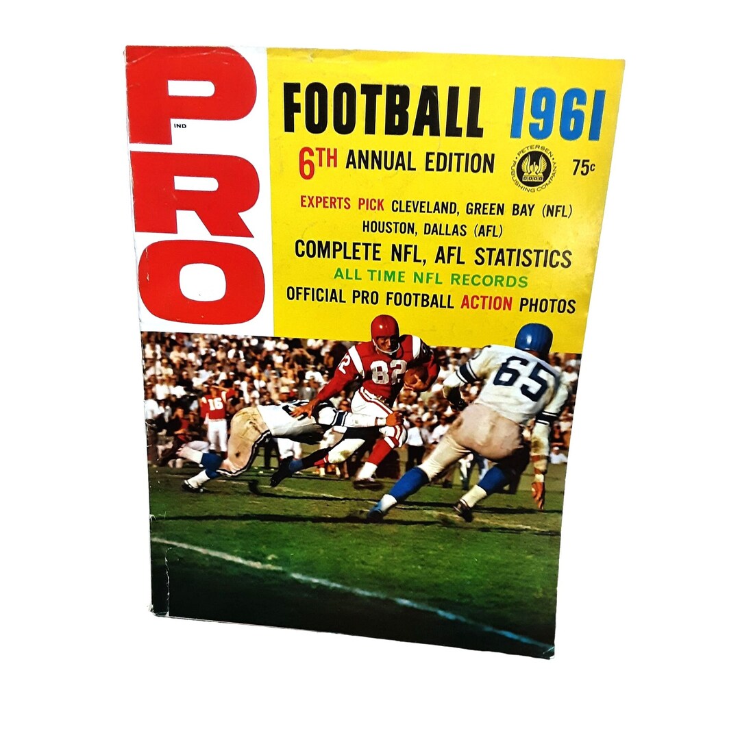 Pro Football 1961 Magazine Vintage Teams Green Bay Packers - Etsy