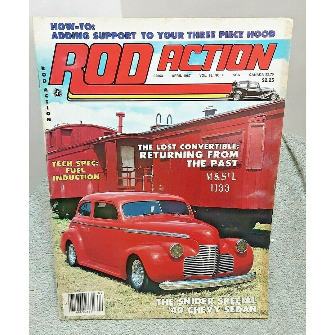 Rod Action Magazine April 1987 Hot Rods - Etsy