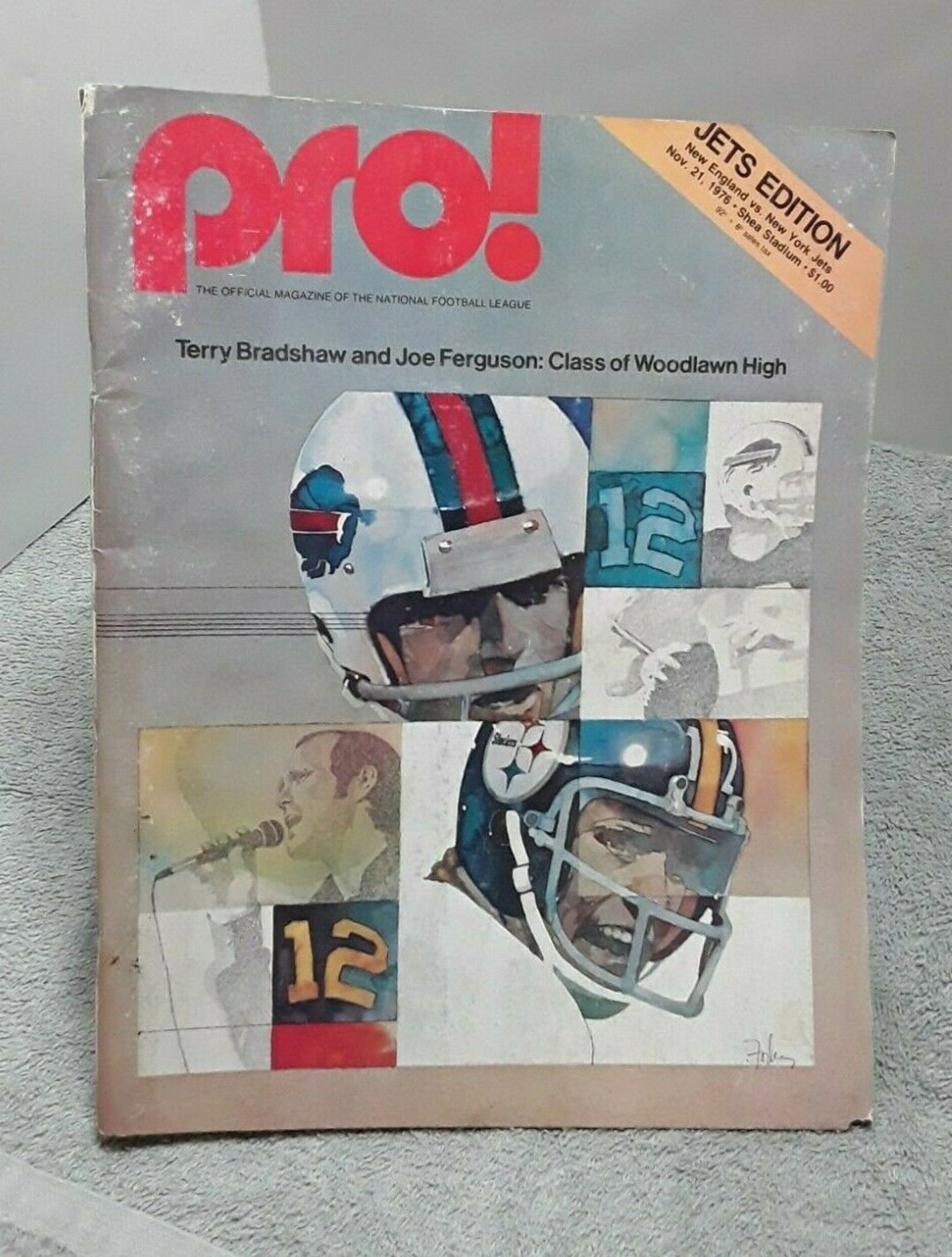 Pro NFL Magazine Game Day Issue New England Patriots Vs New York Jets ...