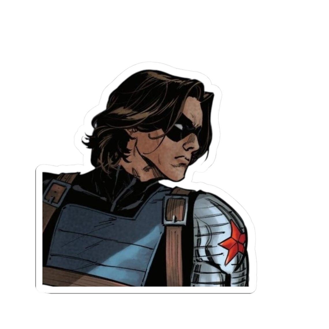 Bucky Barnes Sticker: Winter Soldier Comic Book Decal - Etsy