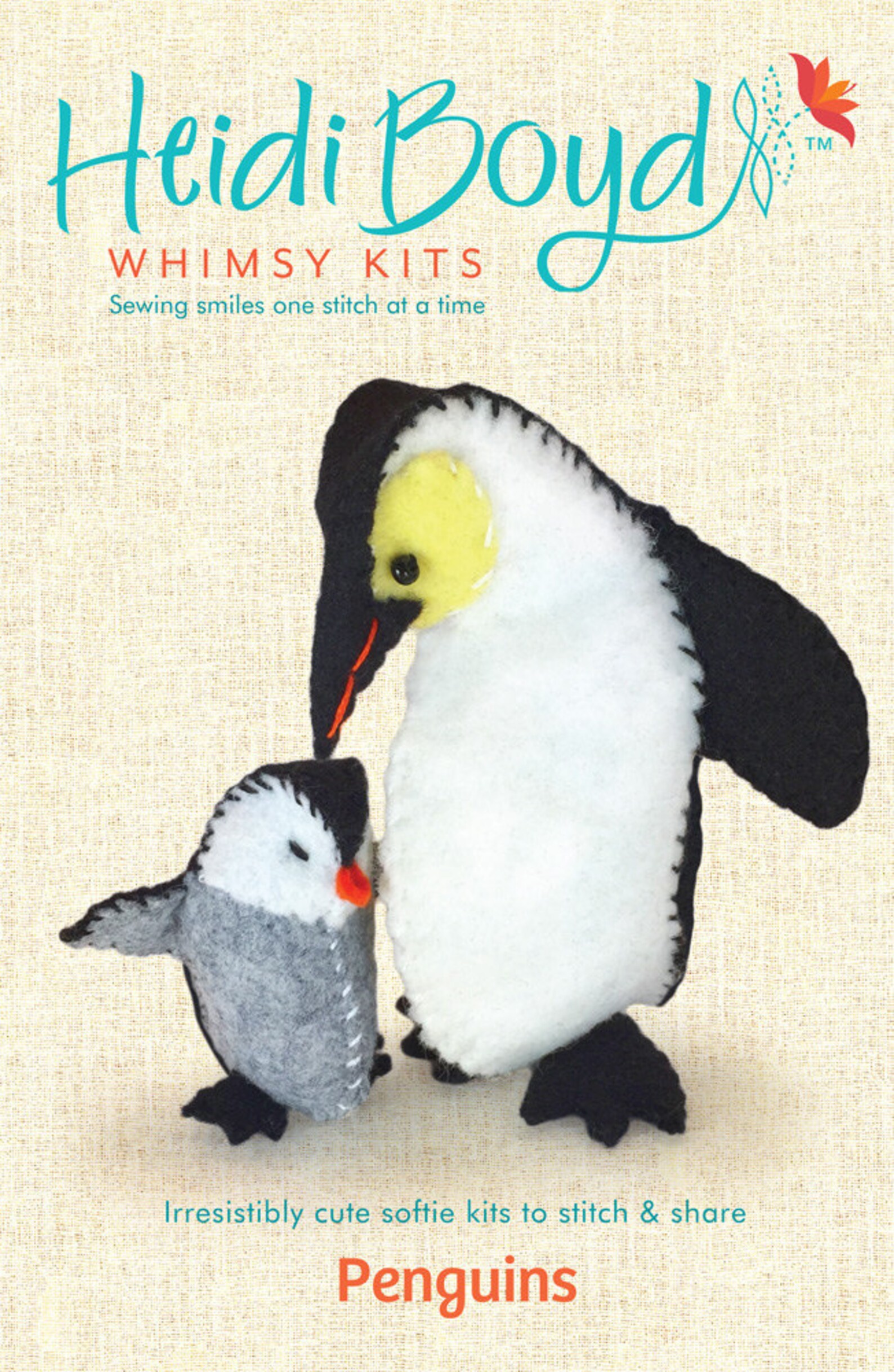 Penguin Sewing Kit, Felt Penguin Ornaments, Felt Animal Craft Kit ...
