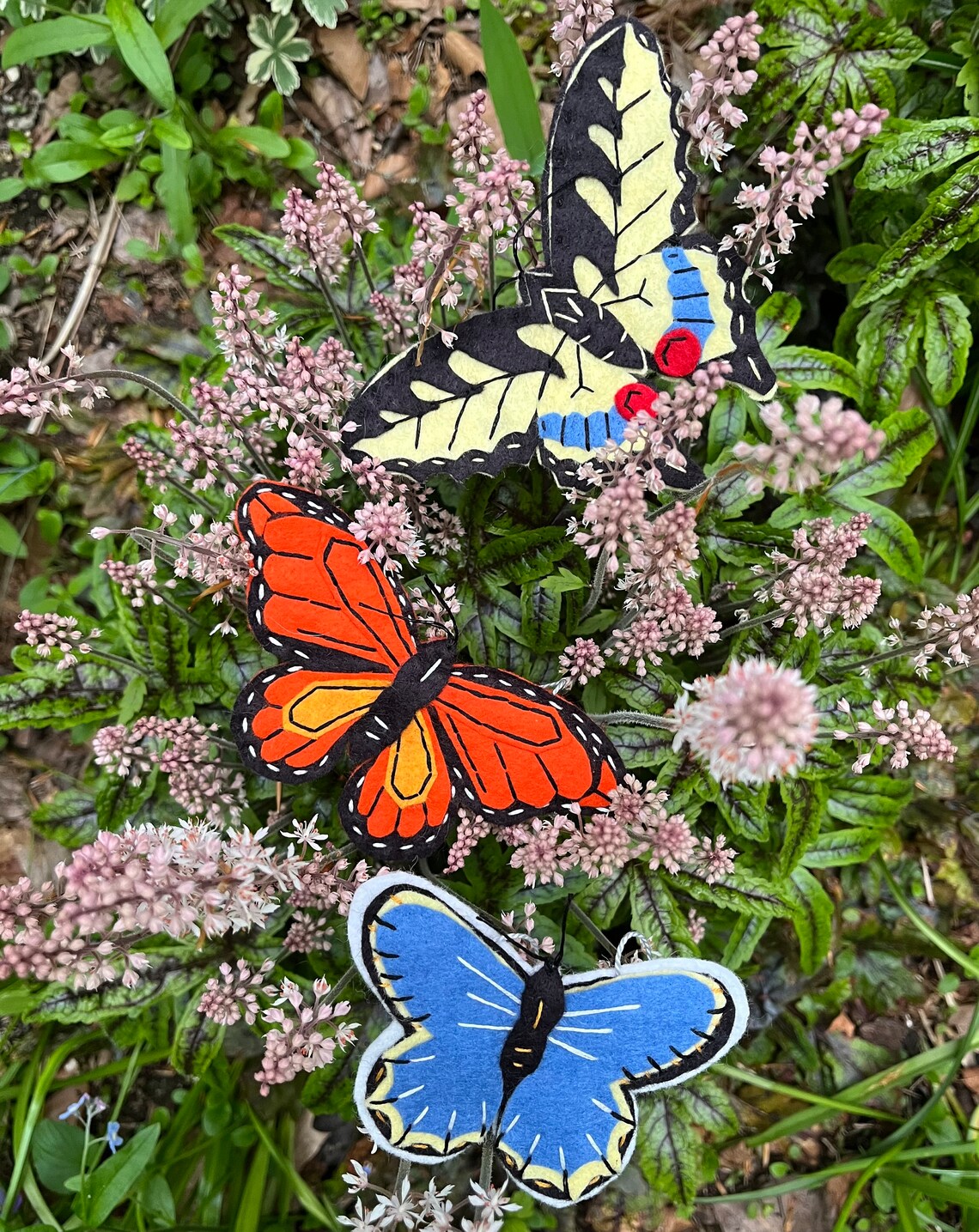 Swallowtail, Monarch and Karner Blue Ornaments, Butterfly Ornament Kit ...