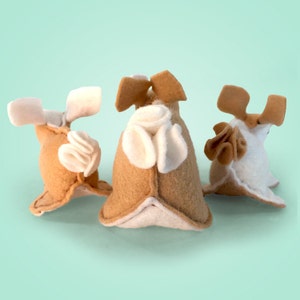 Bunnies Sewing Kit, Bunny Kits, Beige Rabbit, Felt Animal Craft Kit ...