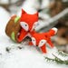 Foxes Sewing Kit, Felt Fox Craft Kit, Orange Foxes With Tree House, Fox ...