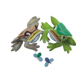 Frog and Toad, Felt Frog, Felt Toad, Frog Sewing Kit, Toad Sewing Kit ...