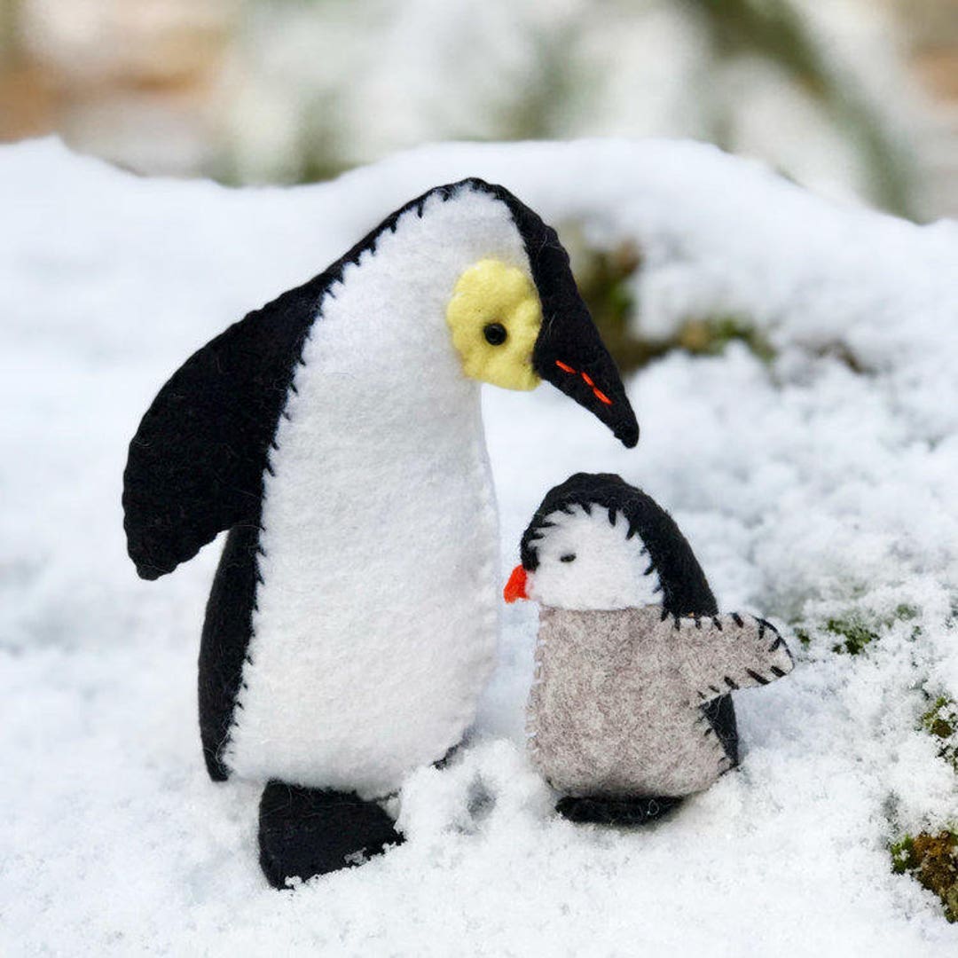 Penguin Sewing Kit, Felt Penguin Ornaments, Felt Animal Craft Kit ...