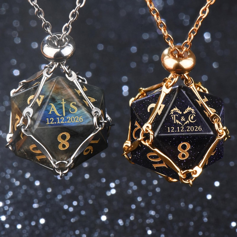 Custom Dnd Necklace - Etsy