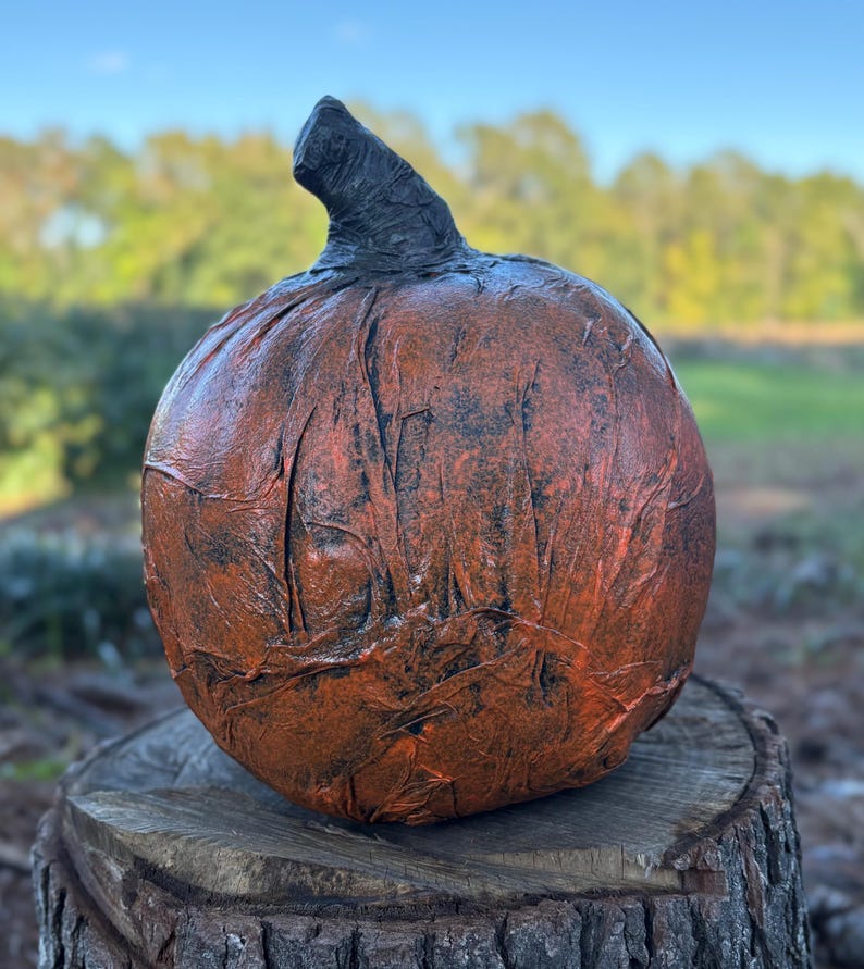 Vampire Jack O’ Lantern 9” – Handmade Halloween Horror Decoration - Etsy
