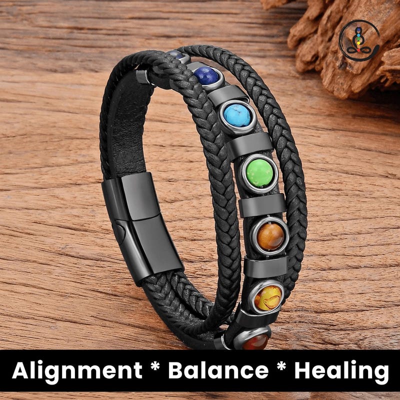 7 Chakra Bracelet - Etsy