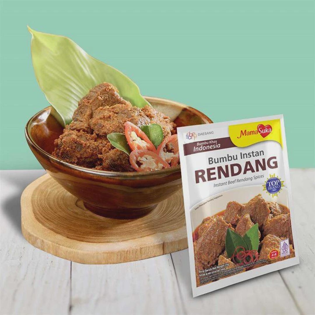 MAMA SUKA Bumbu Rendang Java Curry Instant Spice Seasoning Paste Halal ...
