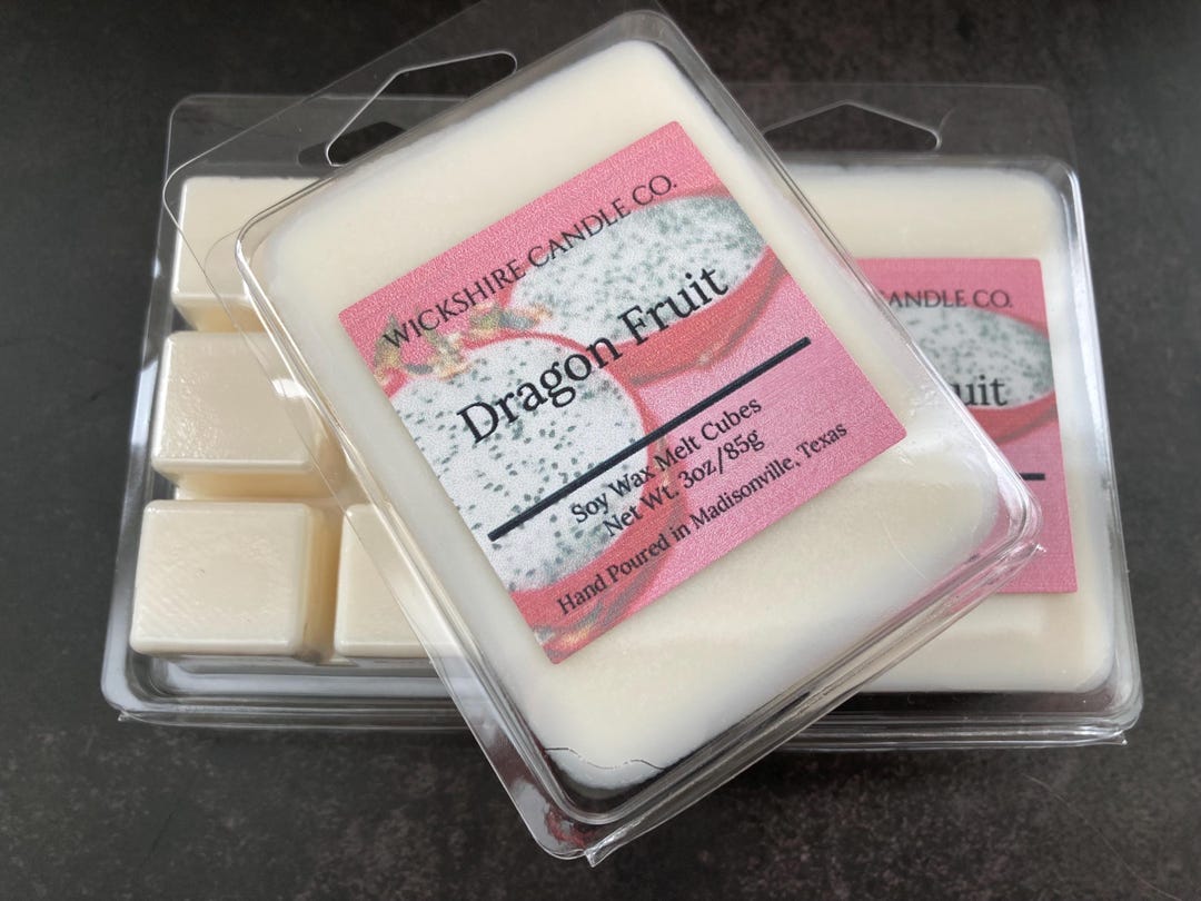 Dragon Fruit Wax Melts Spring Summer Tropical Fruit Scented Soy Wax ...