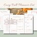 PRINTABLE FALL NOTES Page | Planner Insert | Fall Trees | Fall Leaves ...