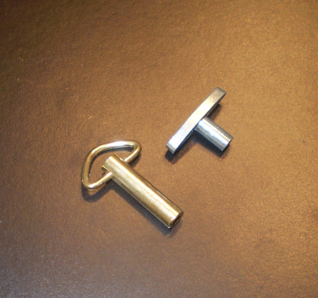 2 Replacement Winding Keys for Music Boxes, A Key Ring and T Bar - Etsy