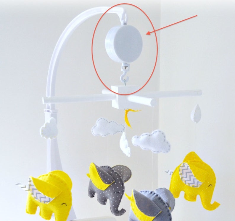 Brahms Lullaby - Add Music and Spinning Motion to a Crib Mobile - Crib ...