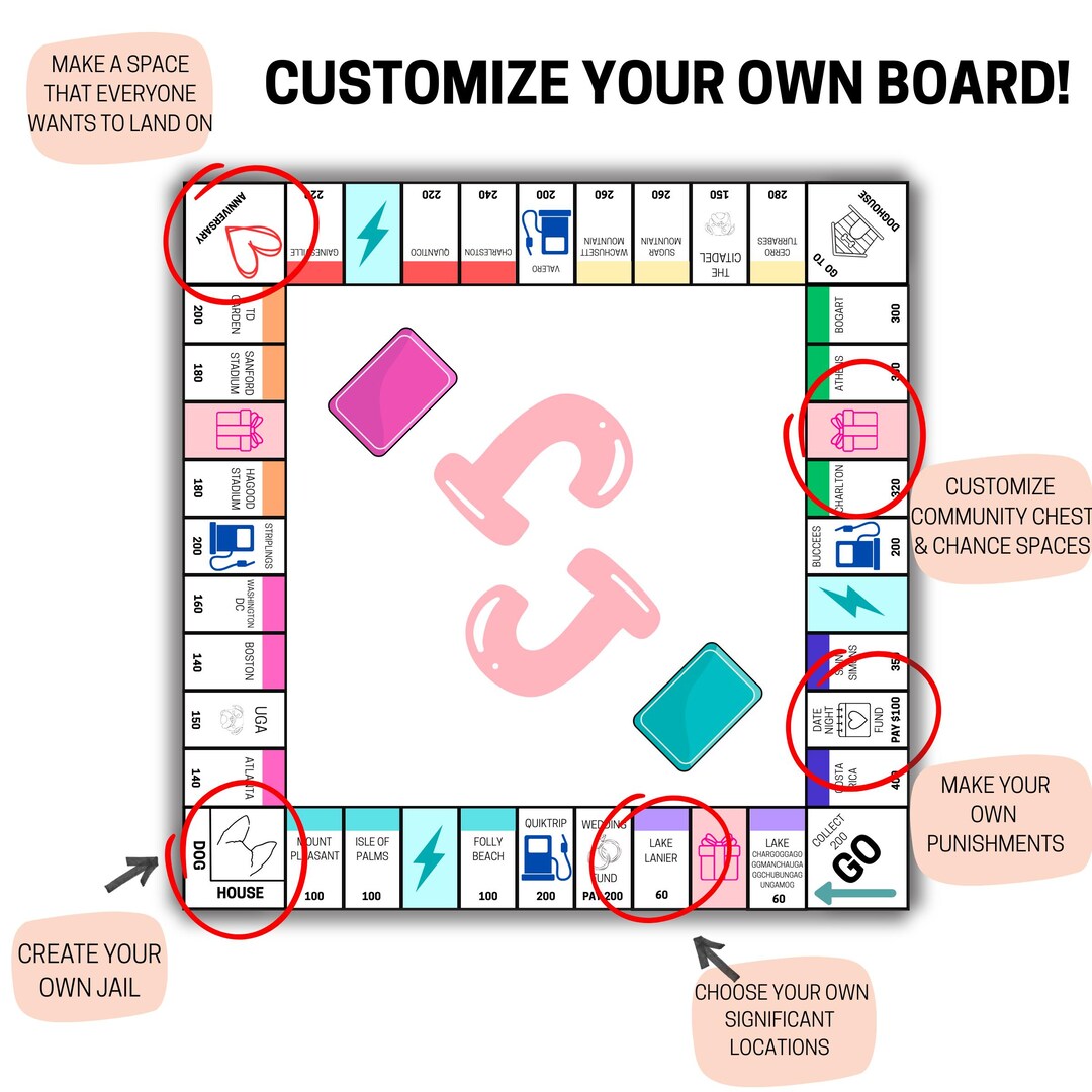 Custom Board Games - Etsy