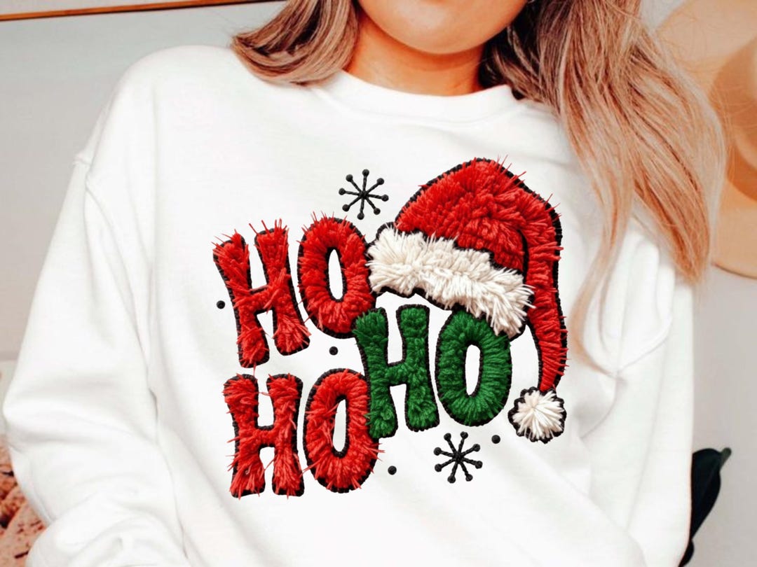 Ho Ho Ho Santa Hat Png, Christmas Sublimation (digital Download) - Etsy