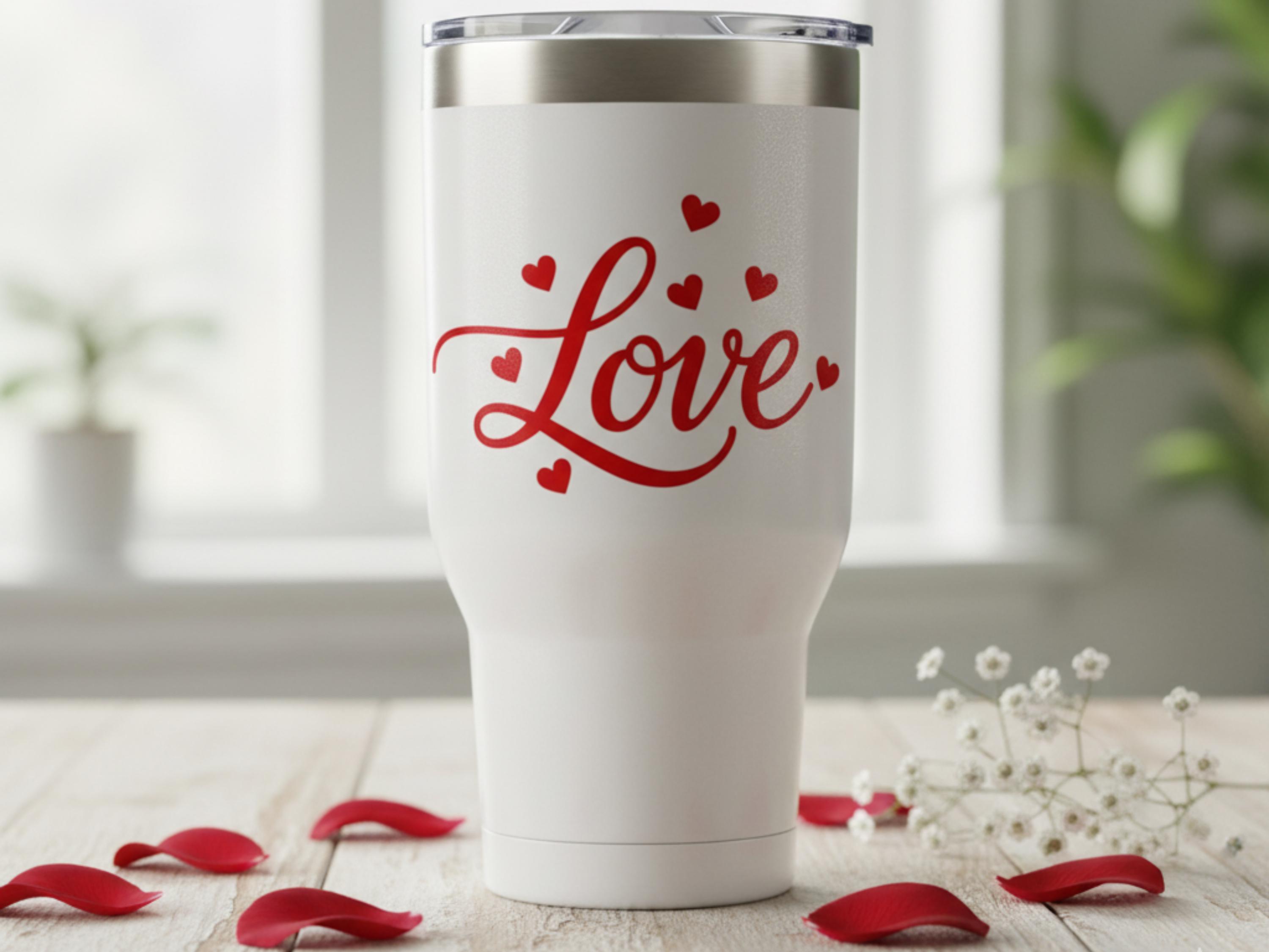 Love Script With Heart SVG, Calligraphy Clipart (digital Download) - Etsy