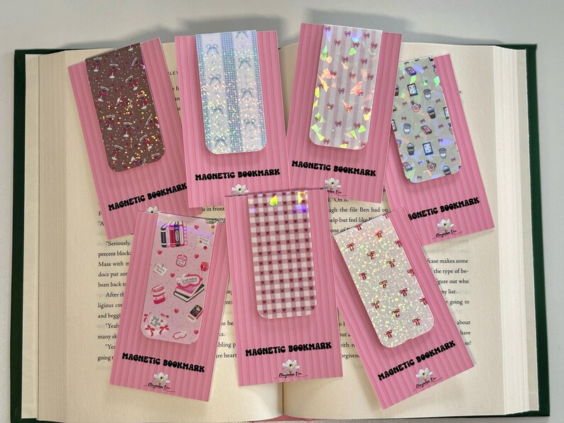 Coquette Bow Magnetic Bookmark | Cutecore Book Page Holder | Bookish ...