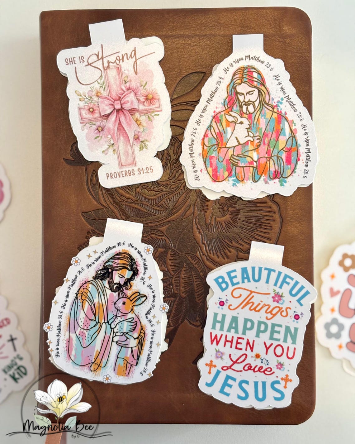 Jesus Loves You Magnetic Bookmark | Christian Bookmarks Bible Study ...