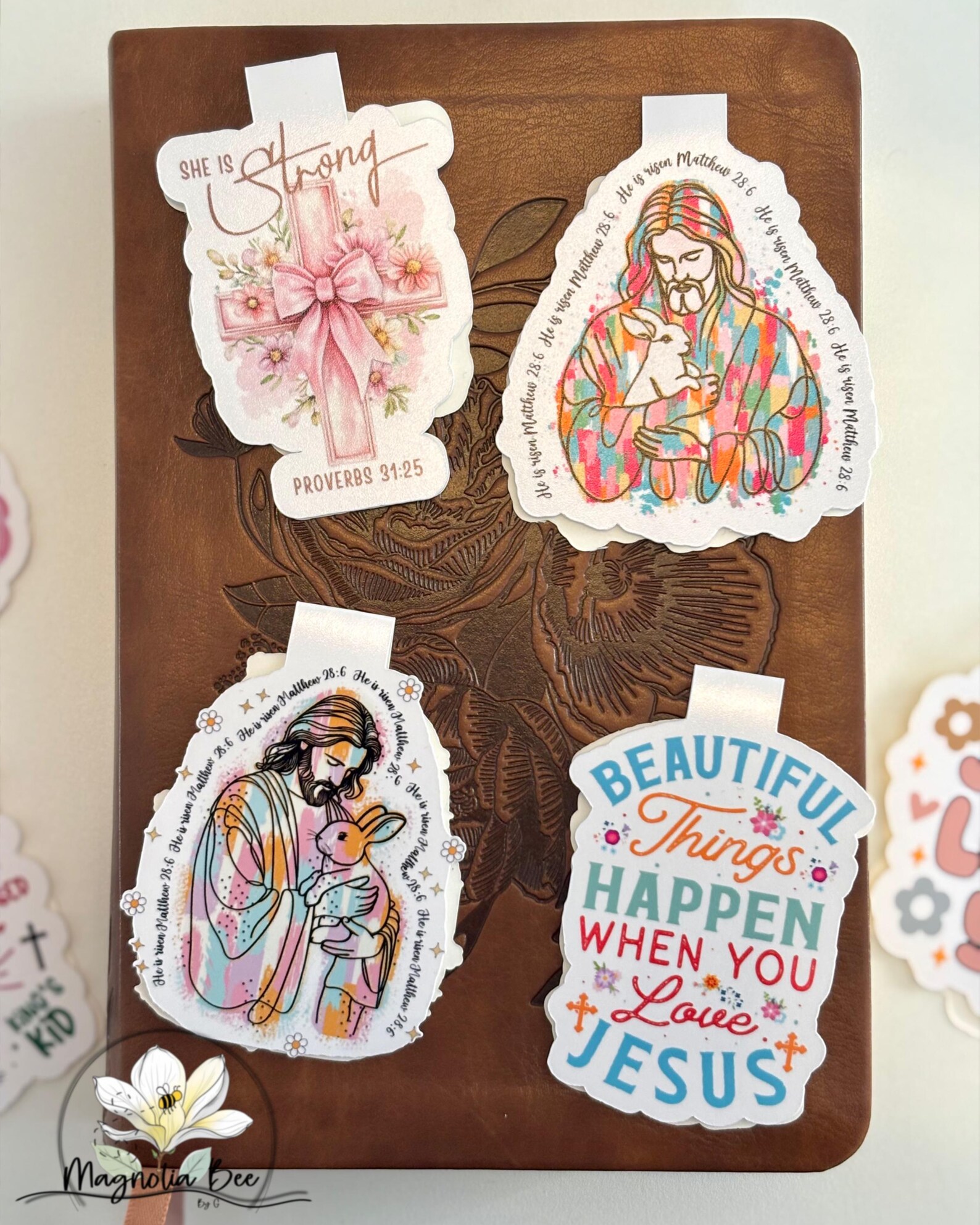 Jesus Loves You Magnetic Bookmark | Christian Bookmarks Bible Study ...