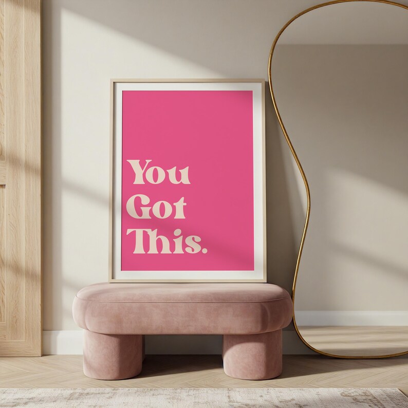 2026 Vision Board Affirmation Printable, You Got This, Motivational ...