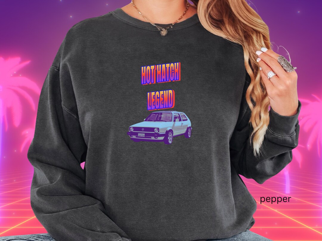 Hot Hatch Legend Retro 80s 90s VW Golf GTI Sweatshirt | Vintage ...