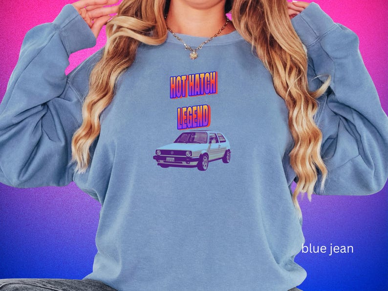 Hot Hatch Legend Retro 80s 90s VW Golf GTI Sweatshirt | Vintage ...