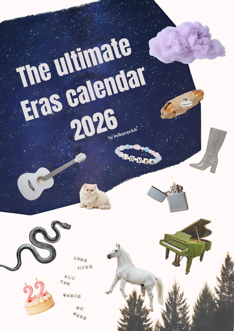 Der Ultimative Eras Kalender 2026 - Taylor Swift Und Eras Tour ...