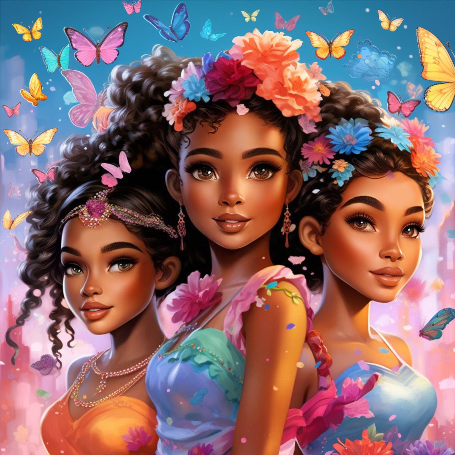 Butterfly Princess Puzzle - Variations - 120pcs - - Etsy