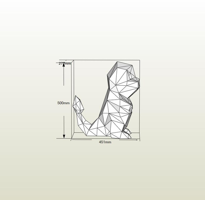 DXF File: 50cm Pokémon-style Dragon Sculpture | Laser Cut, Bent ...