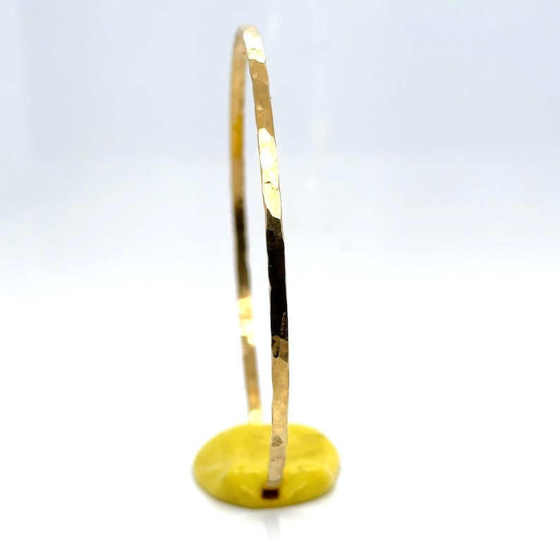 14k Green Gold Bangle, 2mm, Electrum - Etsy
