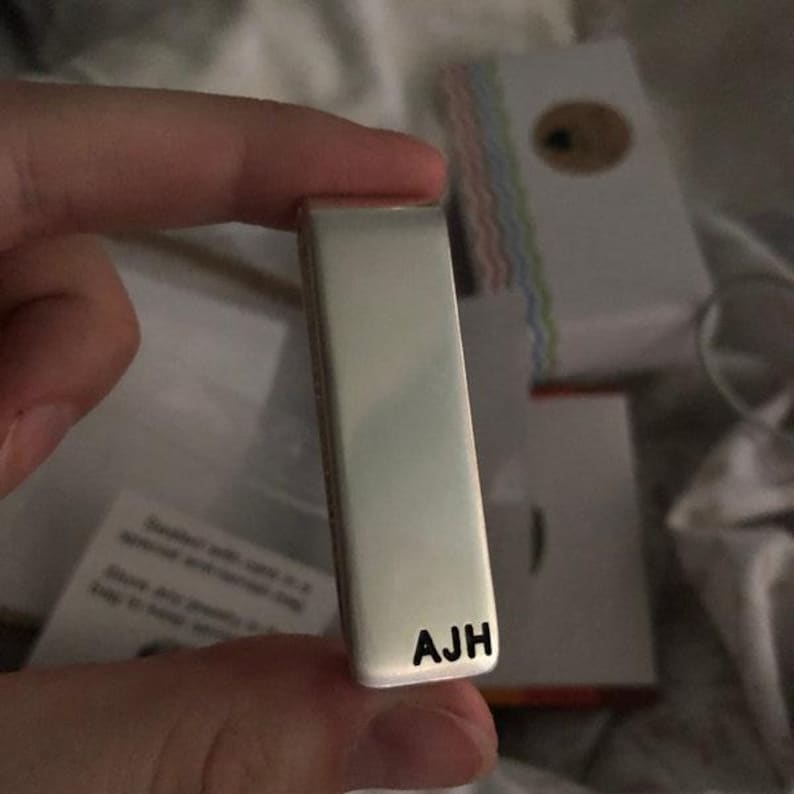 Sterling Silver Money Clip, Customized With Free Engraving. - Etsy