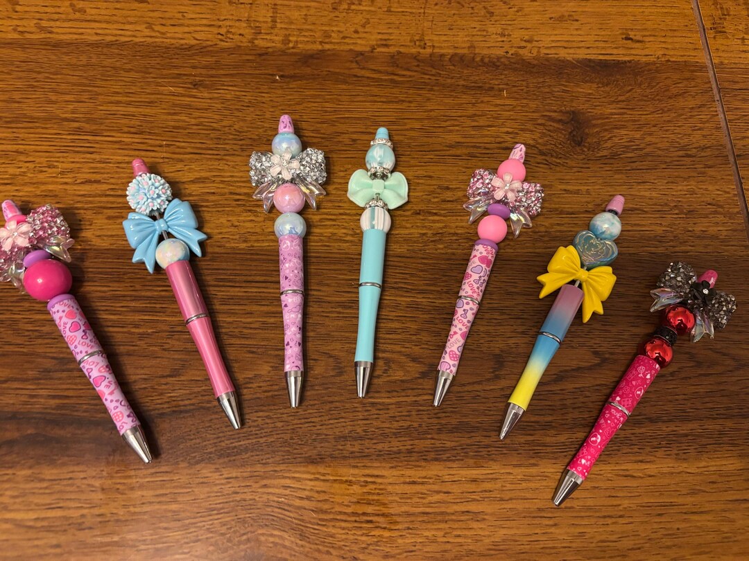 Beaded Bow Pens - Etsy