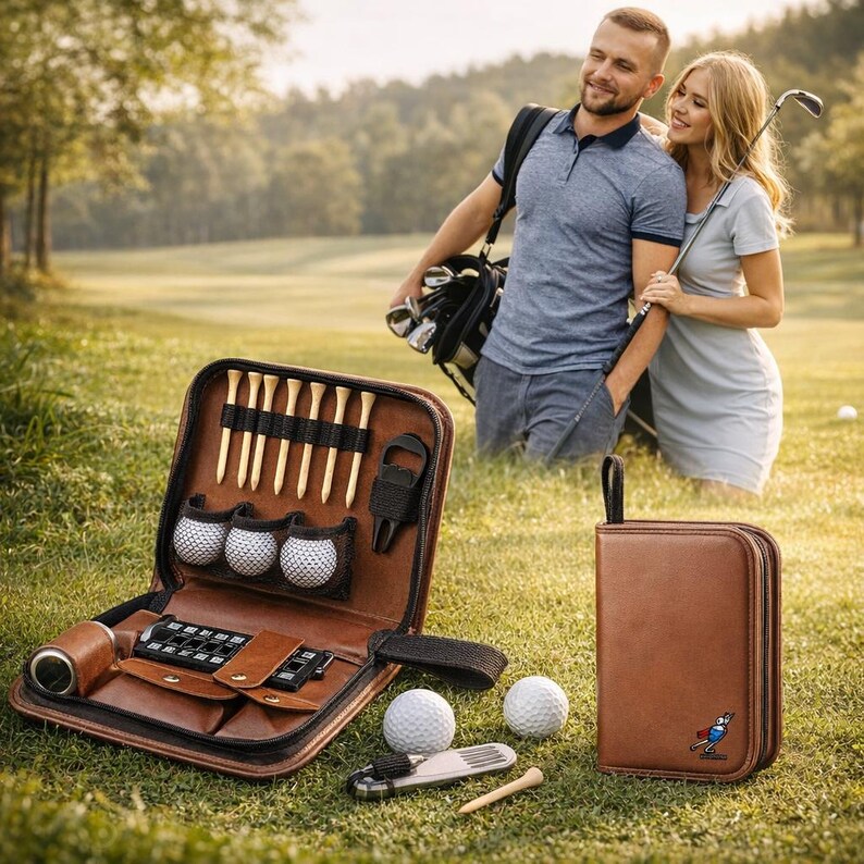 Personalized Golf Bag Case Organizer, Custom PU Leather Golf ...