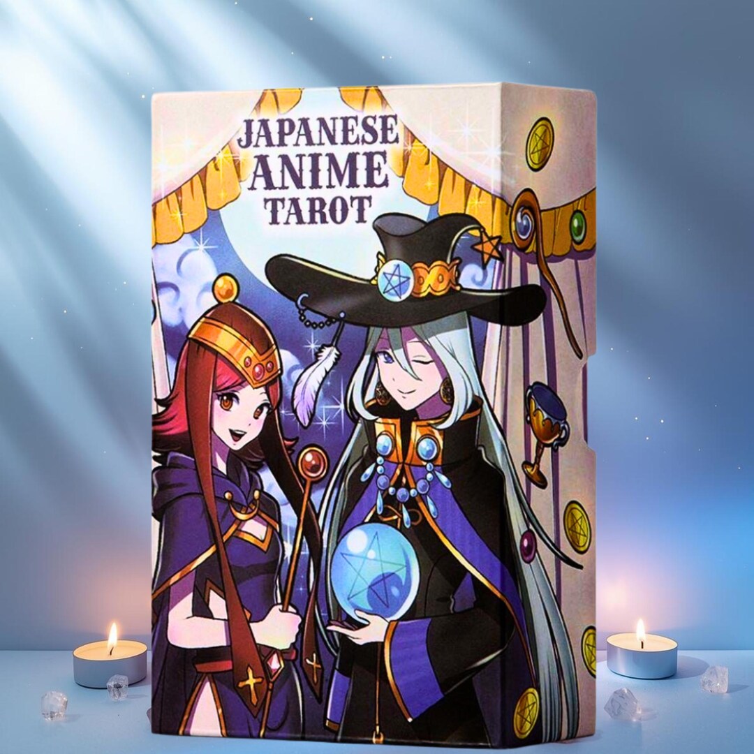Japanese Anime Tarot Deck From Luna Factory - 78 Kawaii Magic Cards ...