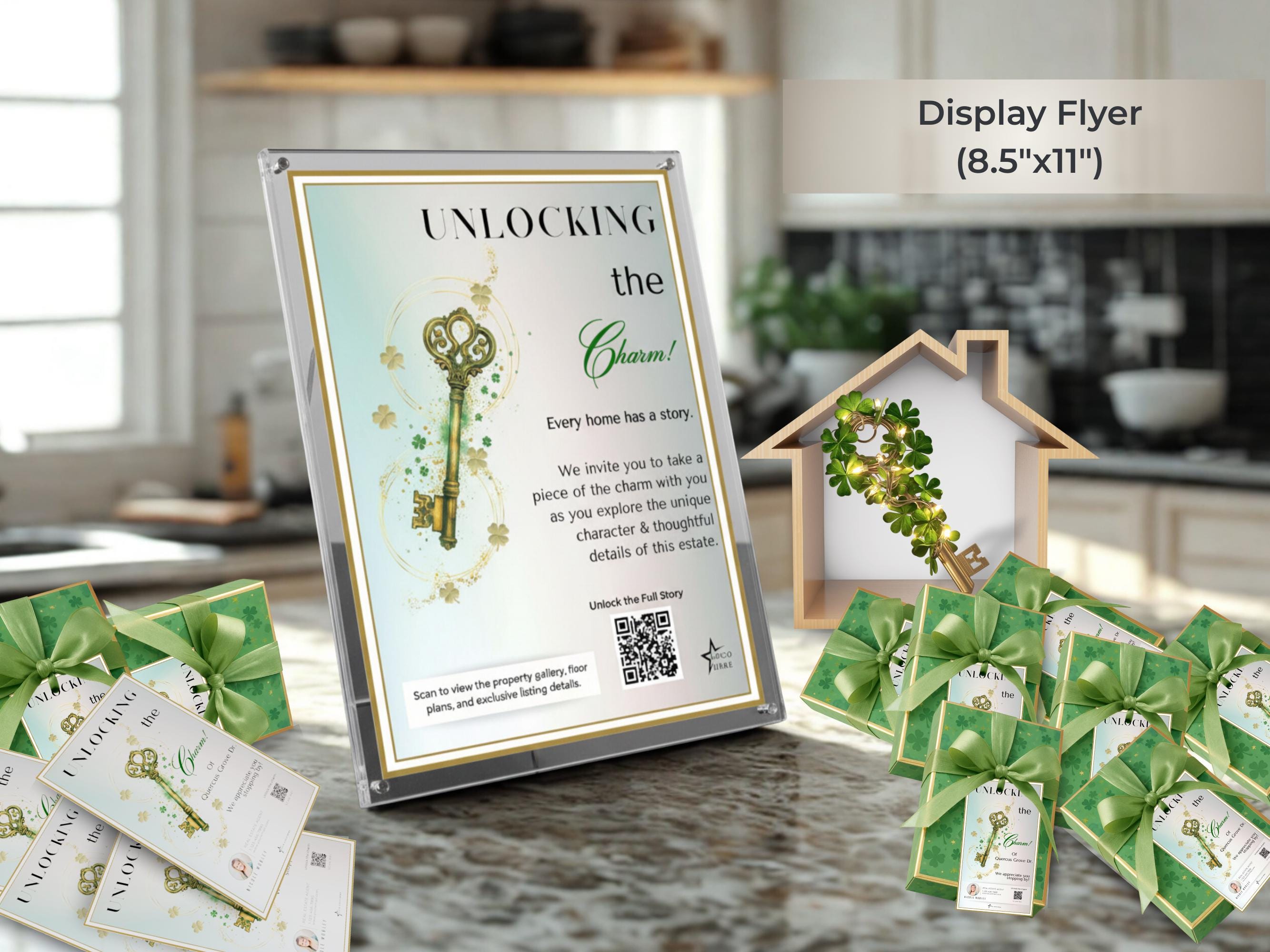 St. Patricks Day Real Estate Marketing Set, Unlocking the Charm Open ...