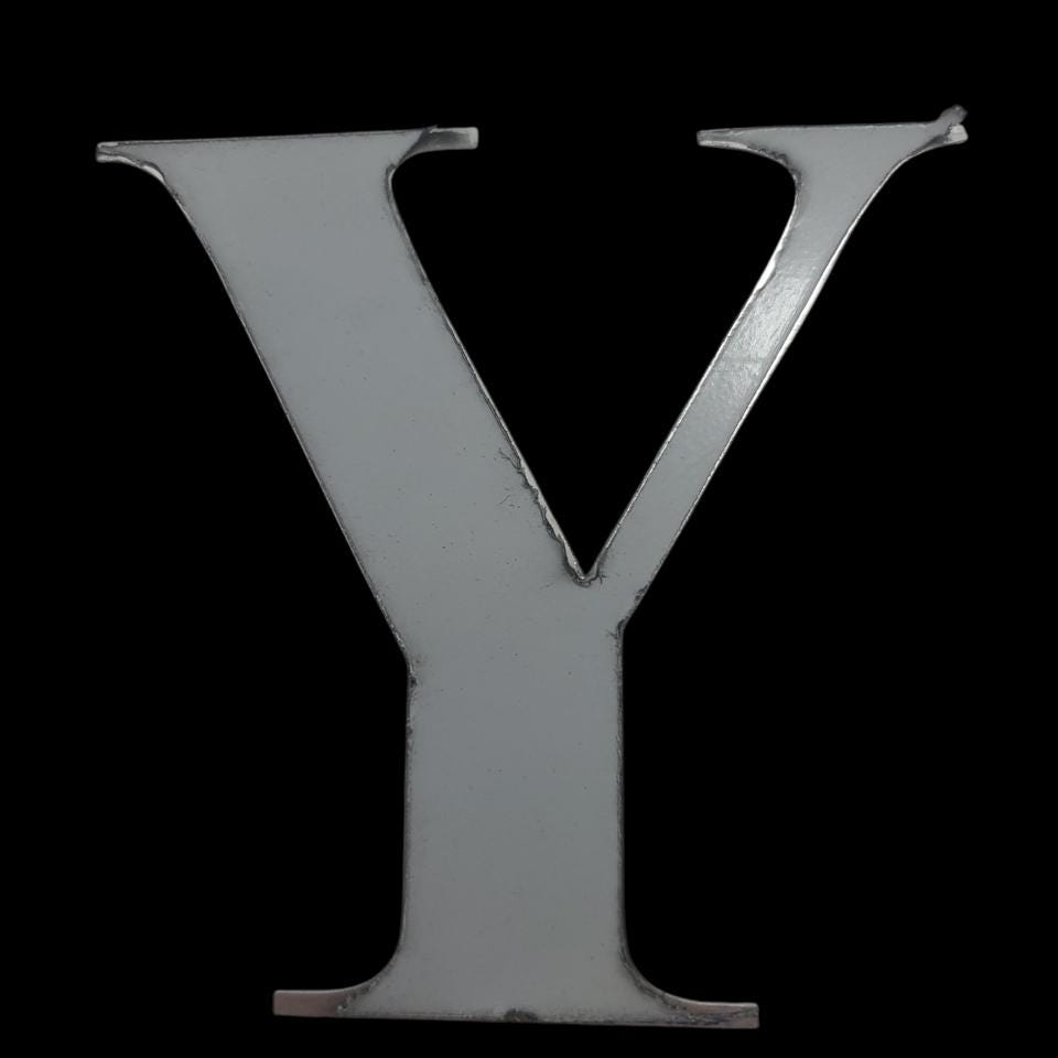 4" (S-Z) Times New Roman Font Letters 304 Mirrored Stainless - Etsy