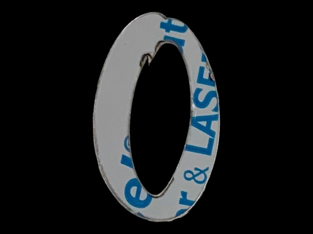 4" 304 Stainless Numbers Brush Stroke Font (0-9) - Etsy