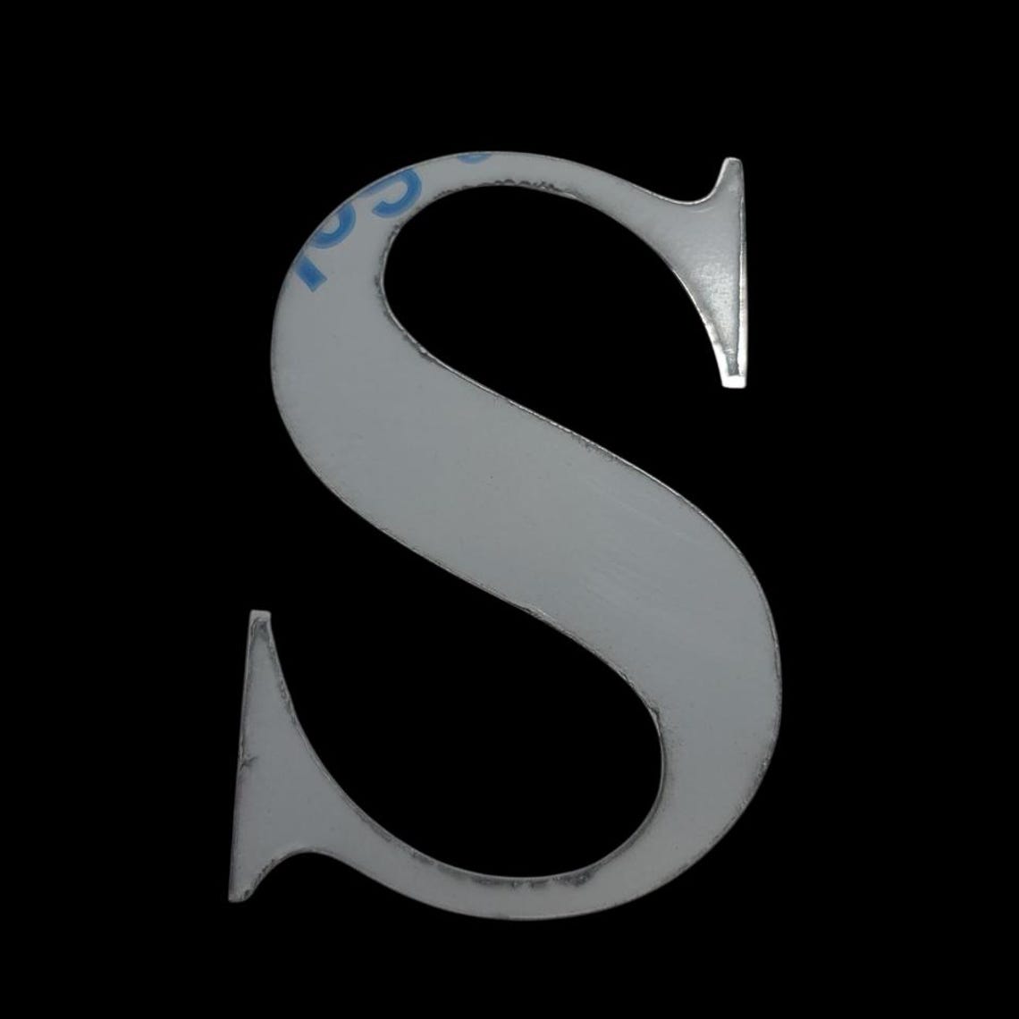4" (S-Z) Times New Roman Font Letters 304 Mirrored Stainless - Etsy