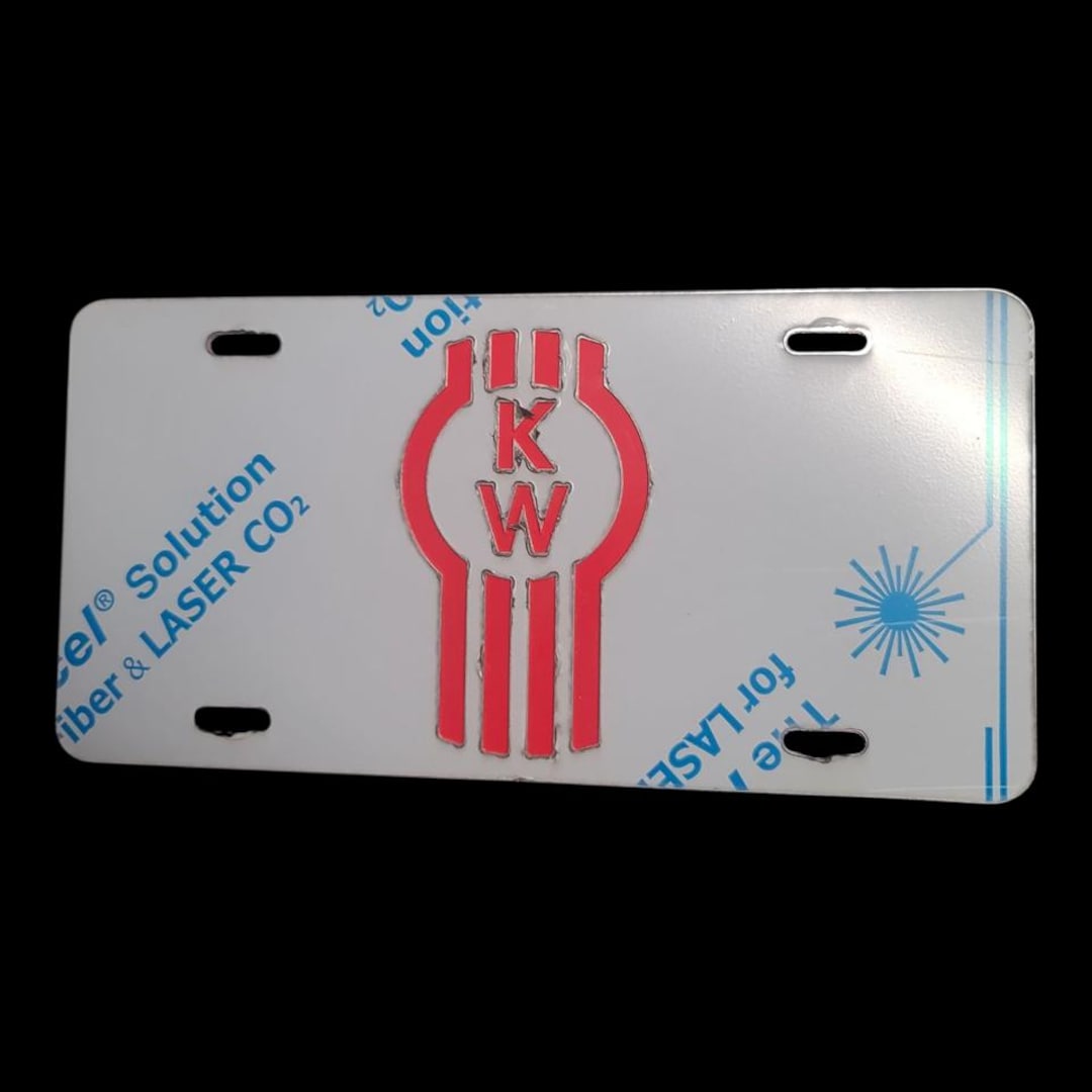 Kenworth 304 Mirrored Stainless License Plate - Etsy