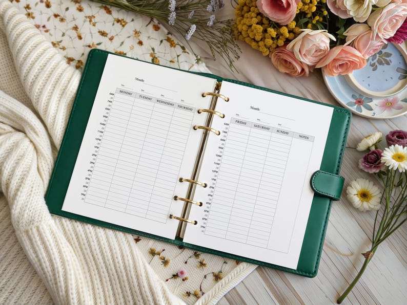 A5 Planner Inserts, Daily, Weekly, Monthly, Yearly, Budget Planner ...